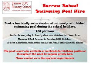 Swimming Pool - Barrow CEVC Primary School